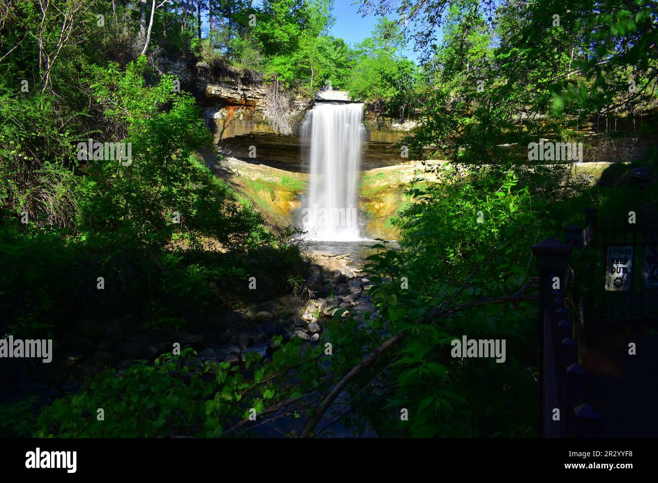 Minnehaha Waterfalls in Minneapolis, Minnesota Stock Photo - Alamy