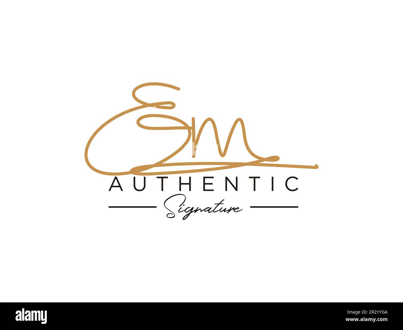 Em signature hi-res stock photography and images - Alamy
