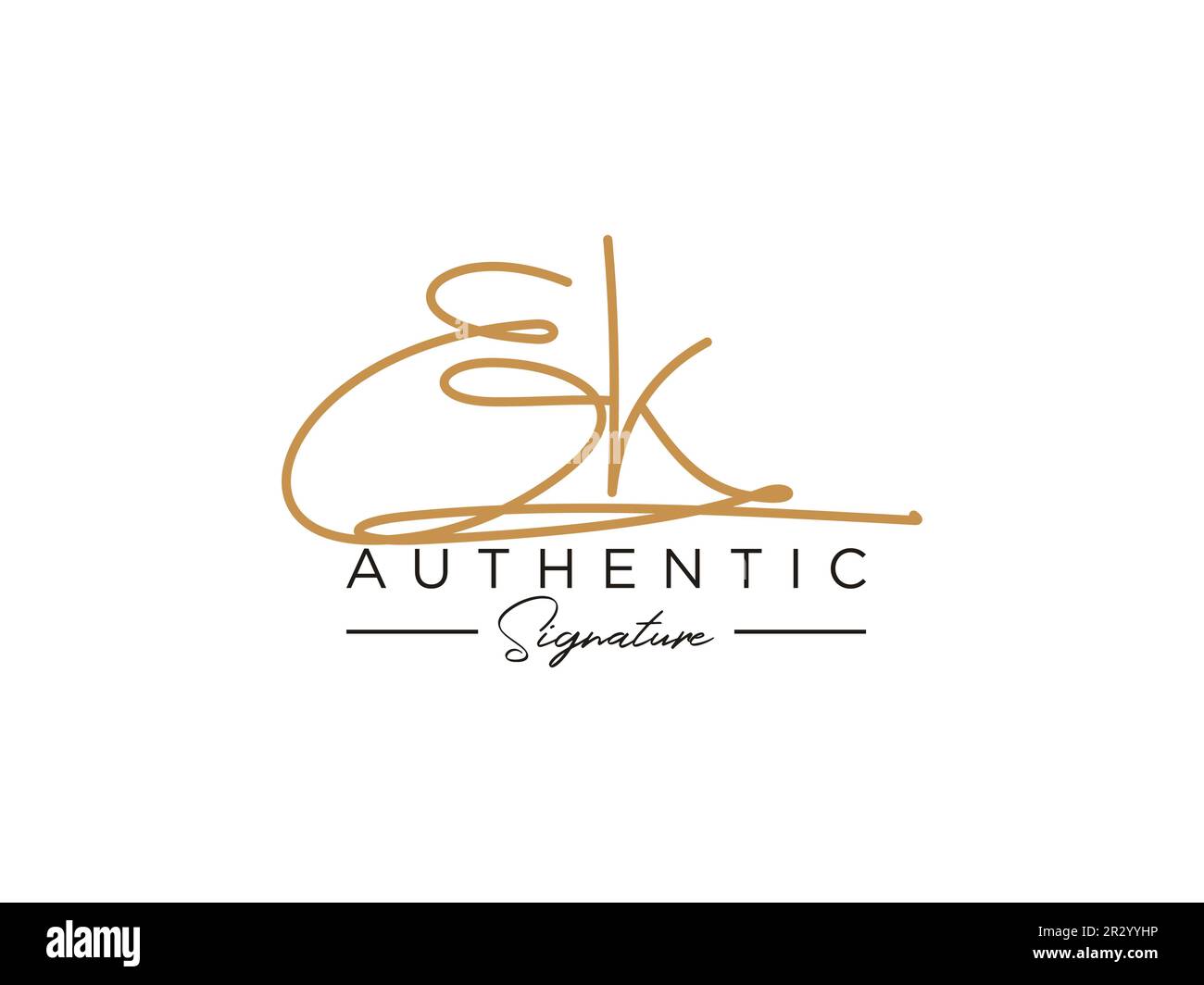 Ek signature hi-res stock photography and images - Alamy