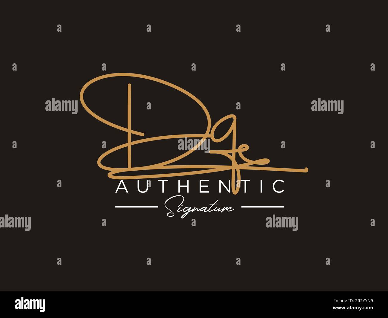 DQ Signature Logo Template Vector Stock Vector Image & Art - Alamy