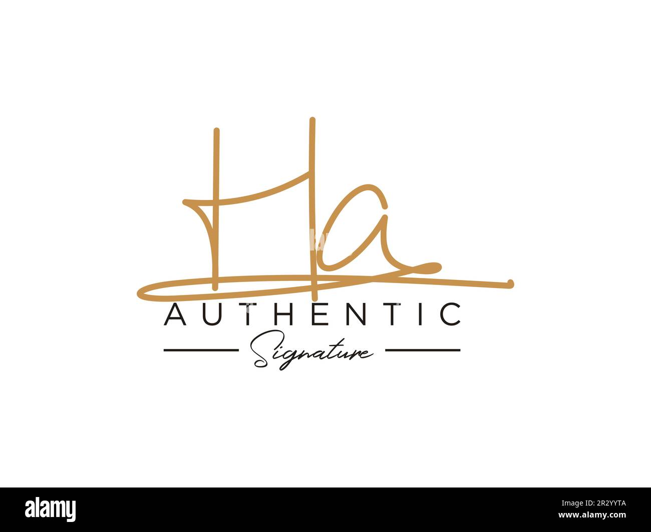 Ha signature hi-res stock photography and images - Alamy