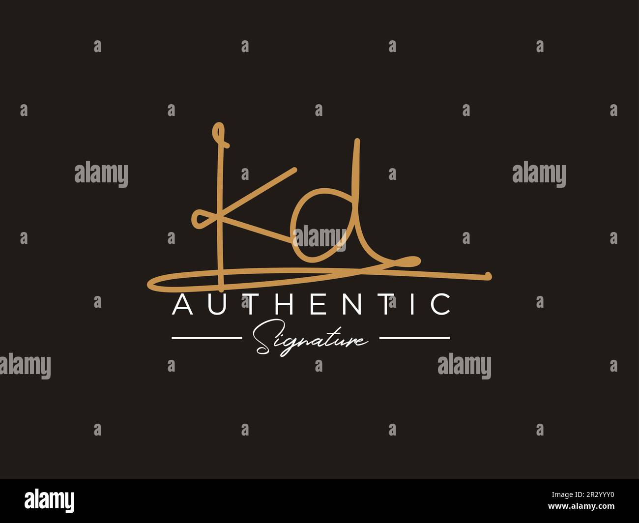 Kd signature hi-res stock photography and images - Alamy