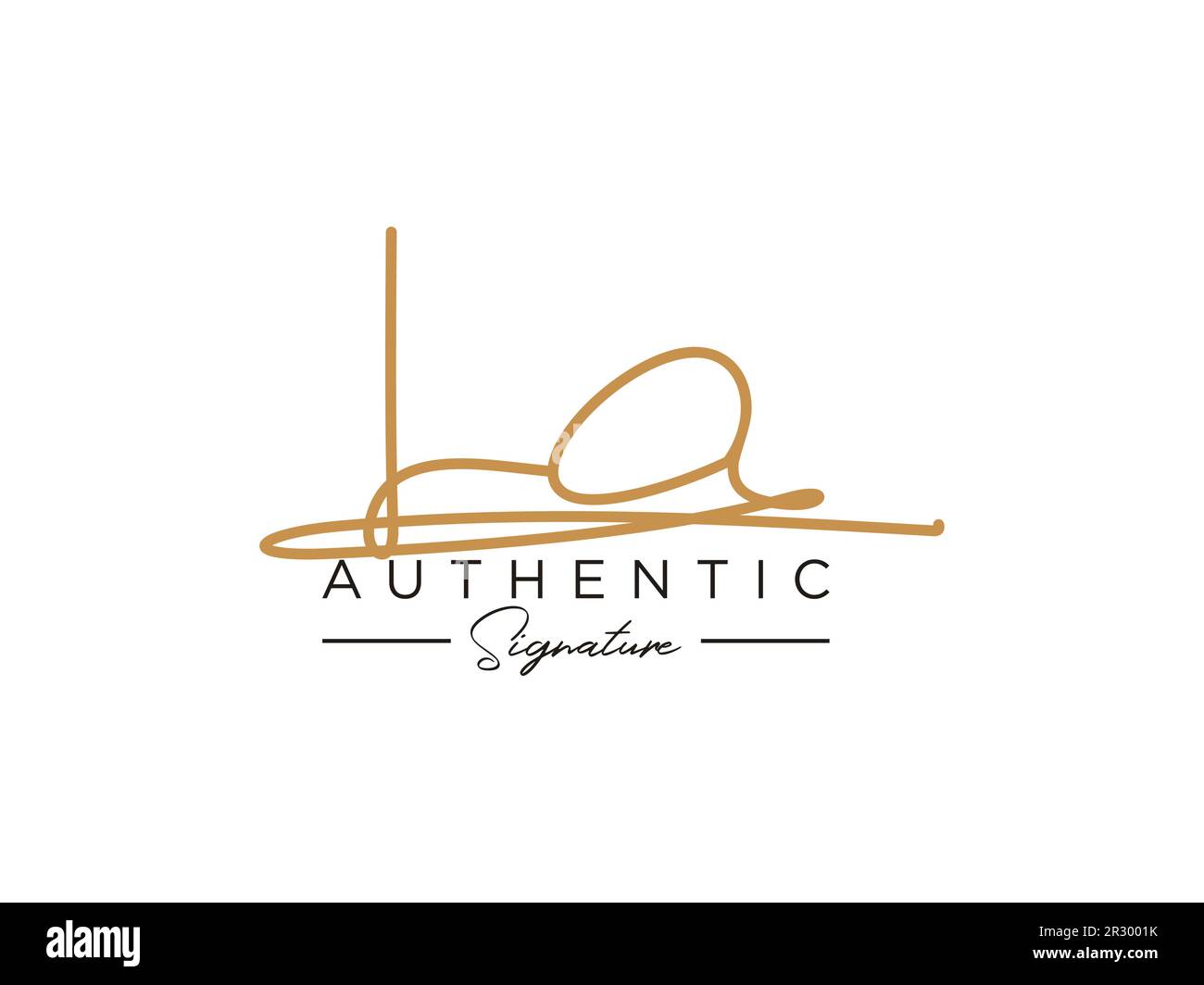LO Signature Logo Template Vector Stock Vector Image & Art - Alamy