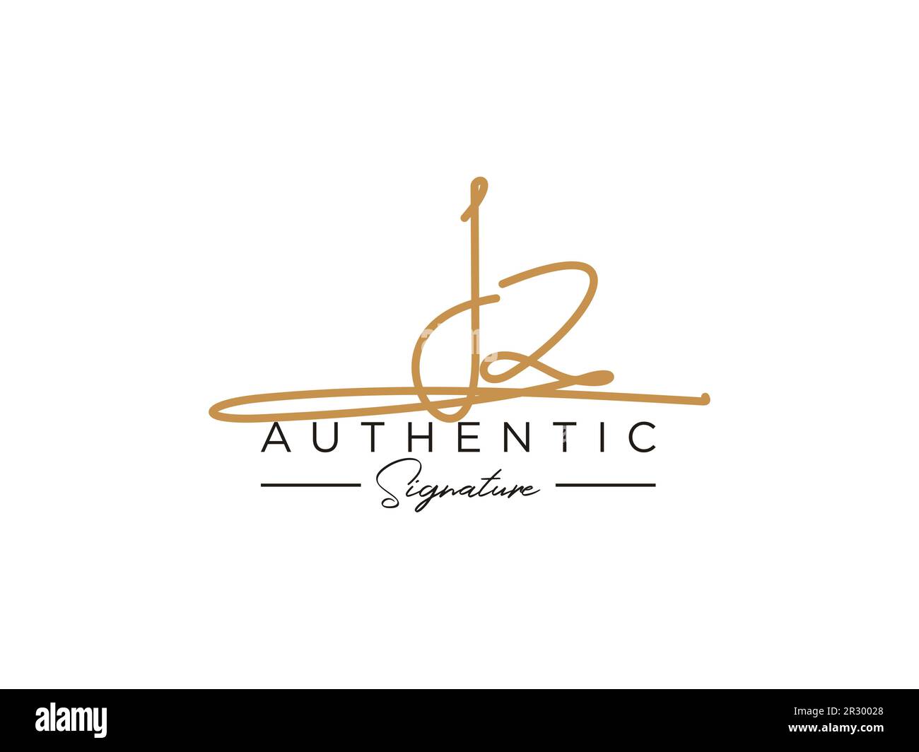 JZ Signature Logo Template Vector Stock Vector Image & Art - Alamy