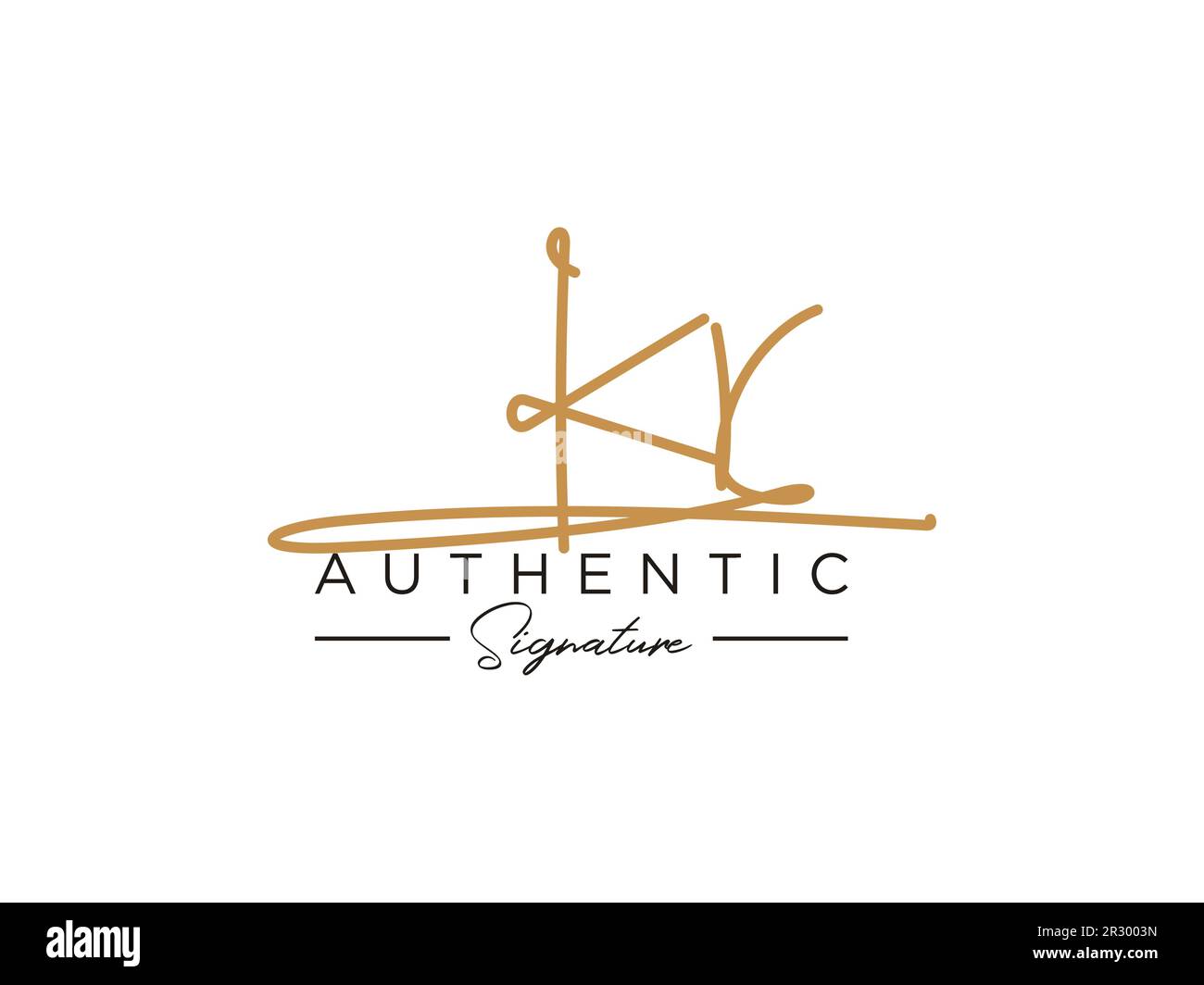 KR Signature Logo Template Vector Stock Vector Image & Art - Alamy
