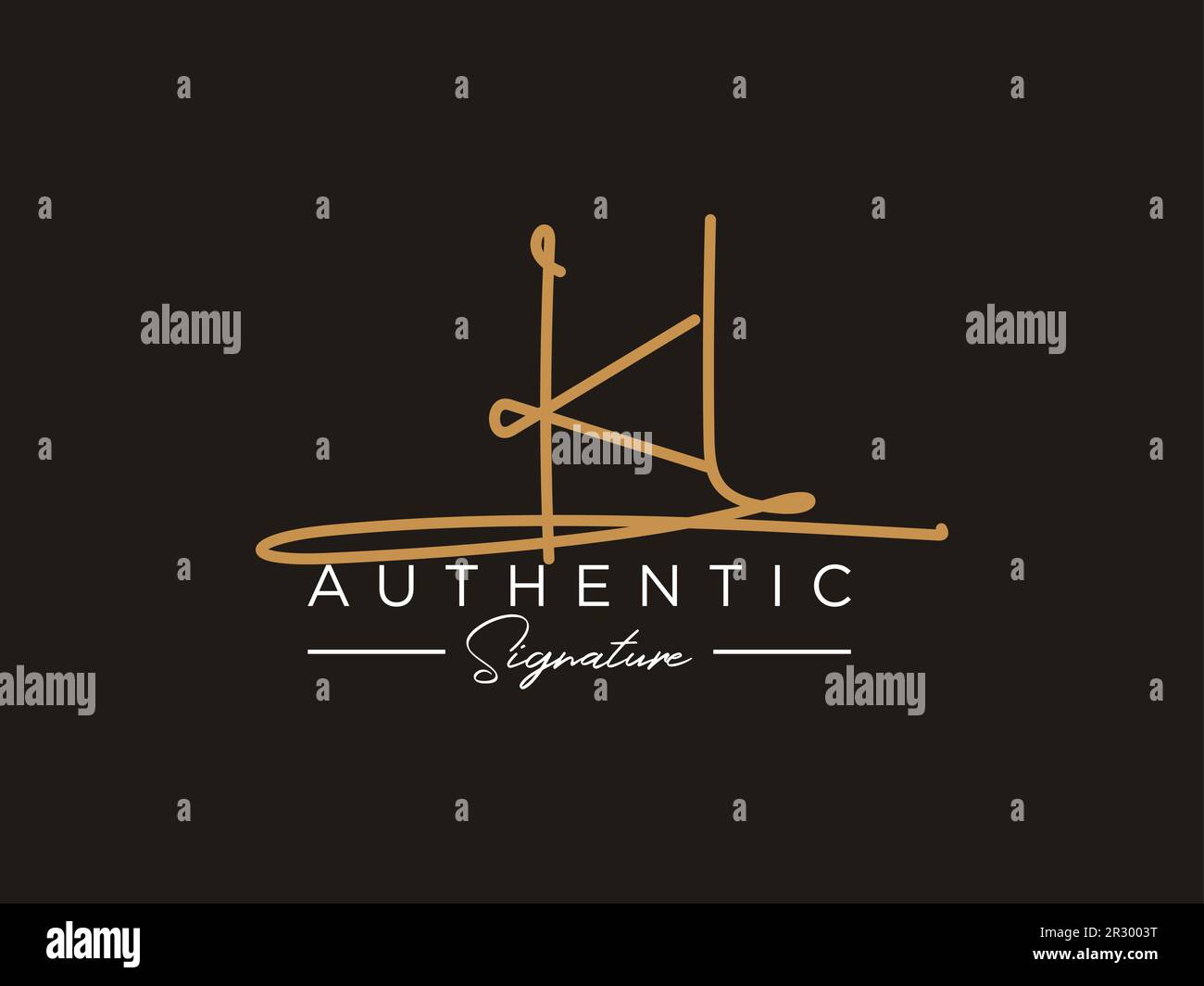 Kl signature hi-res stock photography and images - Alamy