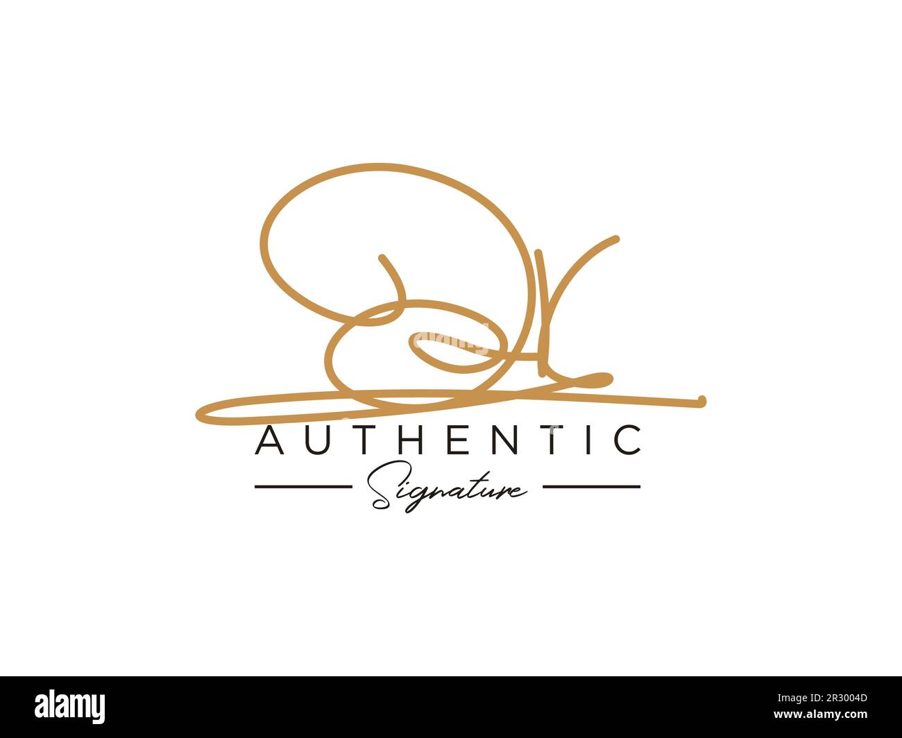OR Signature Logo Template Vector Stock Vector Image & Art - Alamy