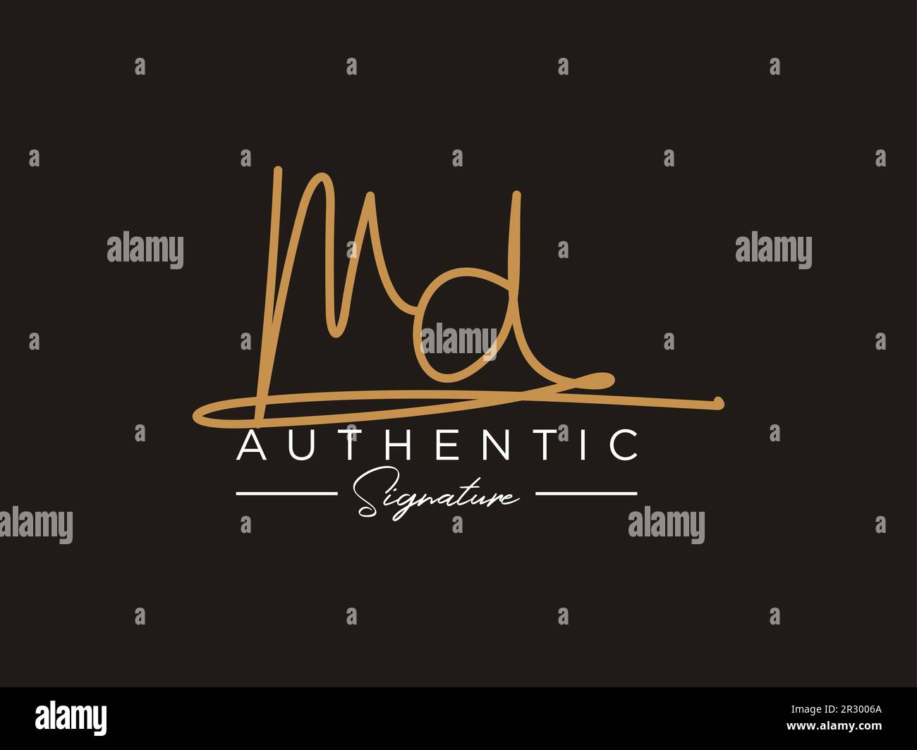 Letter md vector vectors hi-res stock photography and images - Alamy