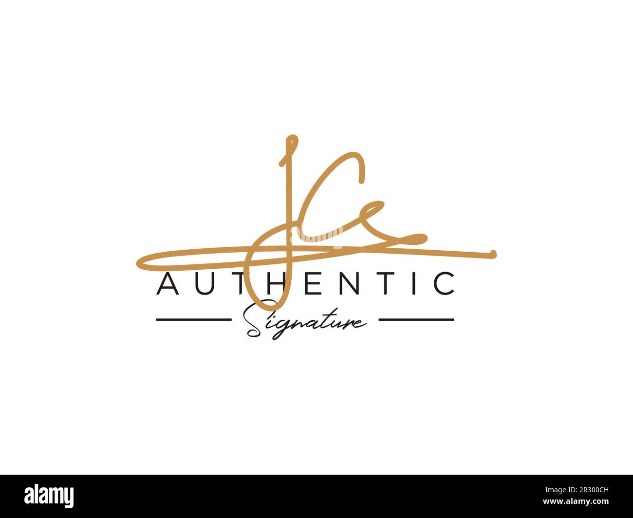 JC Signature Logo Template Vector Stock Vector Image & Art - Alamy