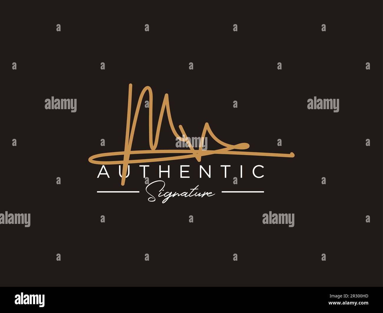 MV Signature Logo Template Vector Stock Vector Image & Art - Alamy