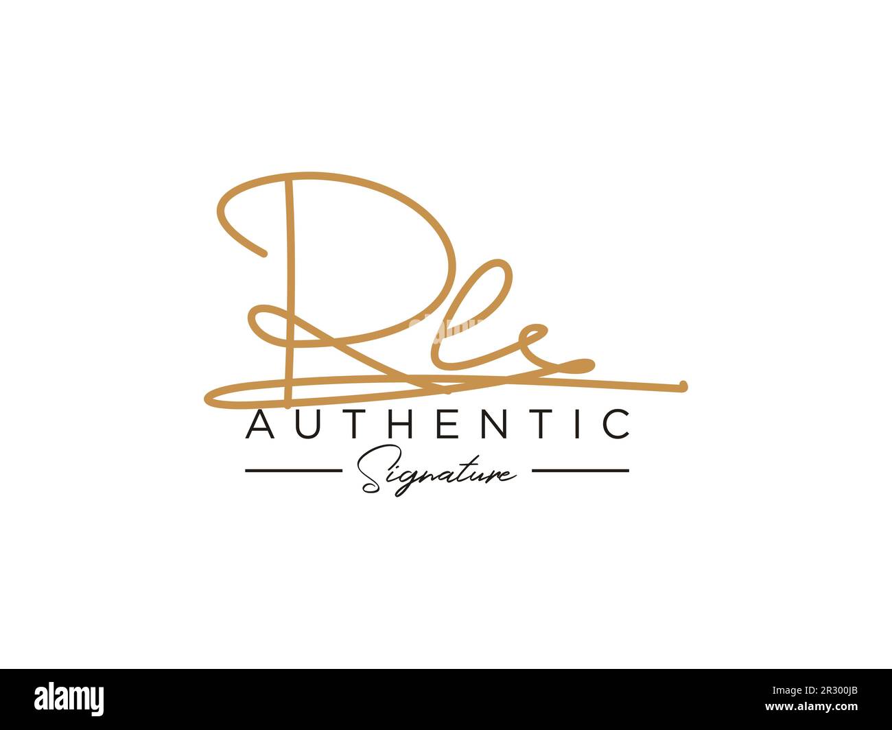 RE Signature Logo Template Vector Stock Vector Image & Art - Alamy