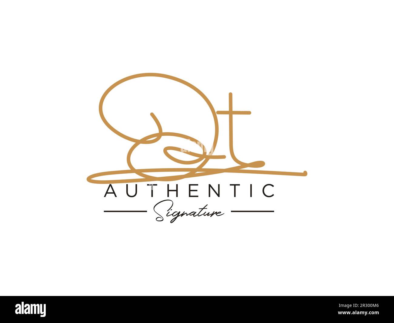 OT Signature Logo Template Vector Stock Vector Image & Art - Alamy