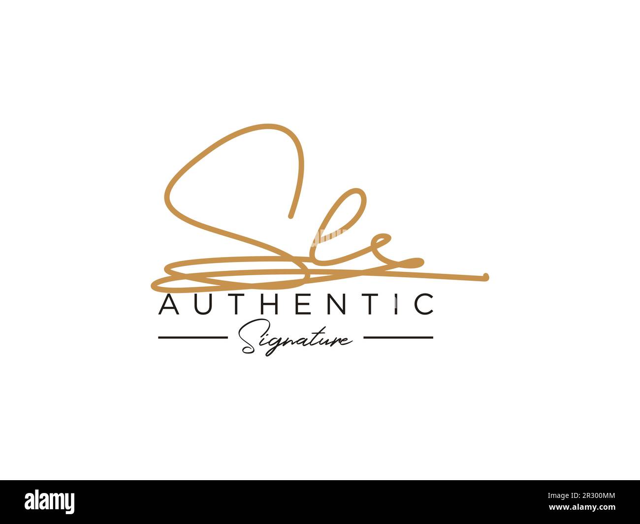 SE Signature Logo Template Vector Stock Vector Image & Art - Alamy
