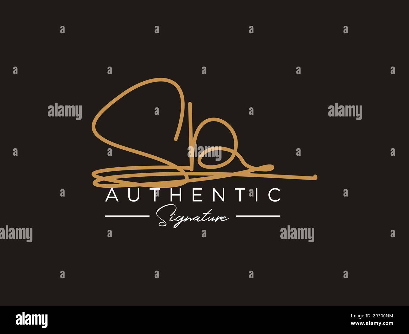 SB Signature Logo Template Vector Stock Vector Image & Art - Alamy