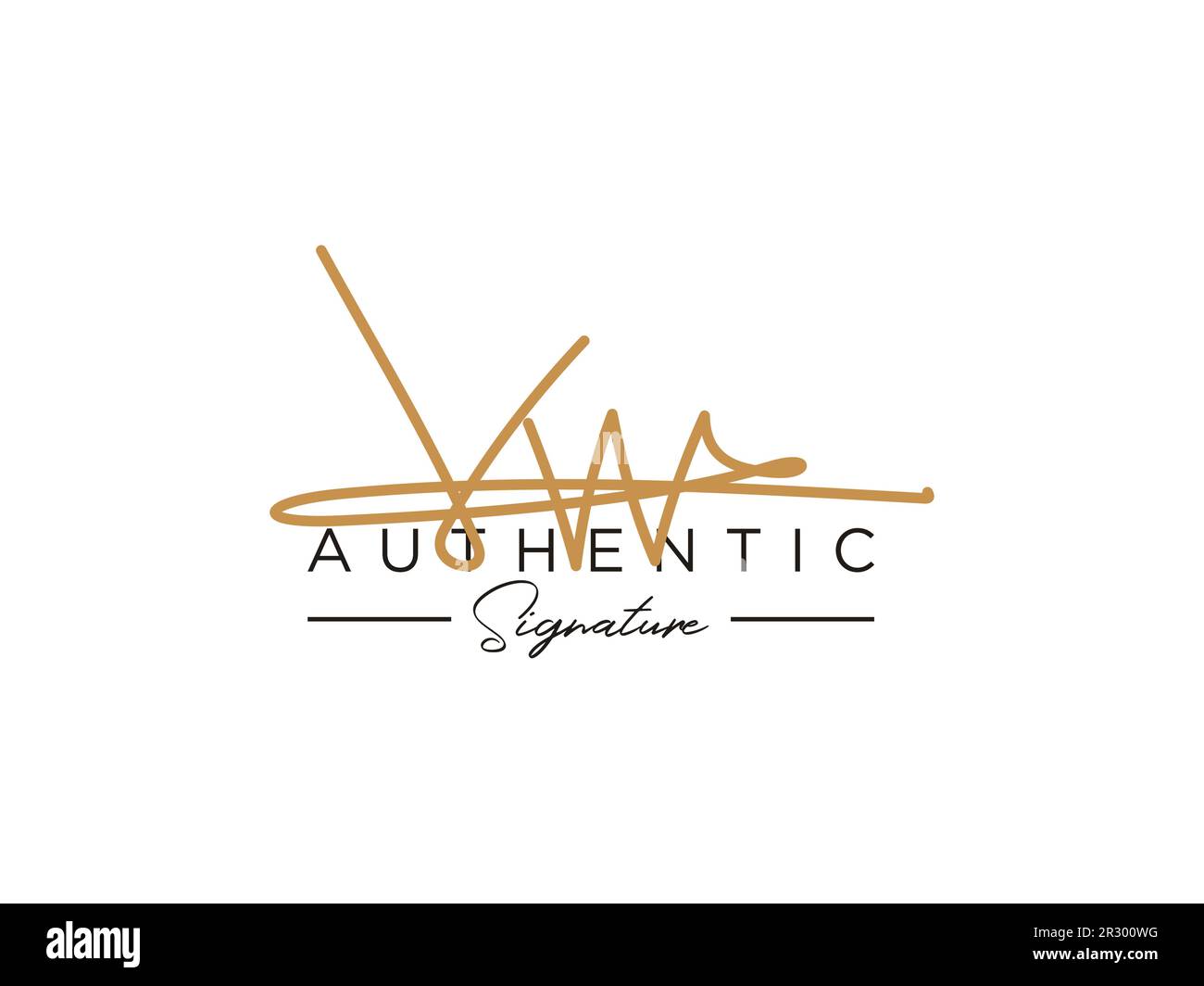 VW Signature Logo Template Vector Stock Vector Image & Art - Alamy