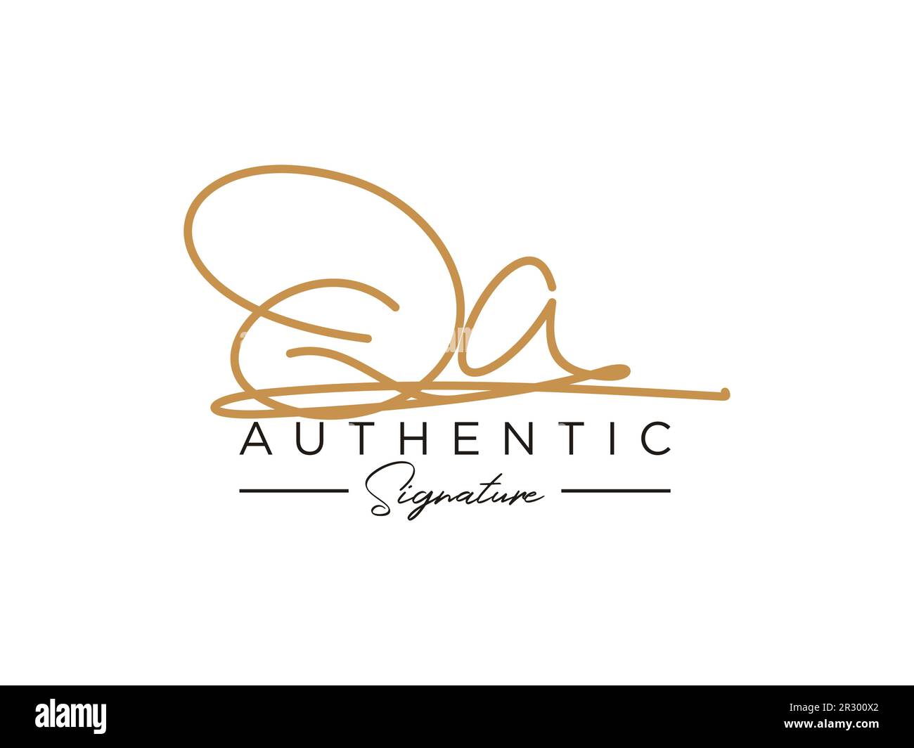 Qa signature hi-res stock photography and images - Alamy