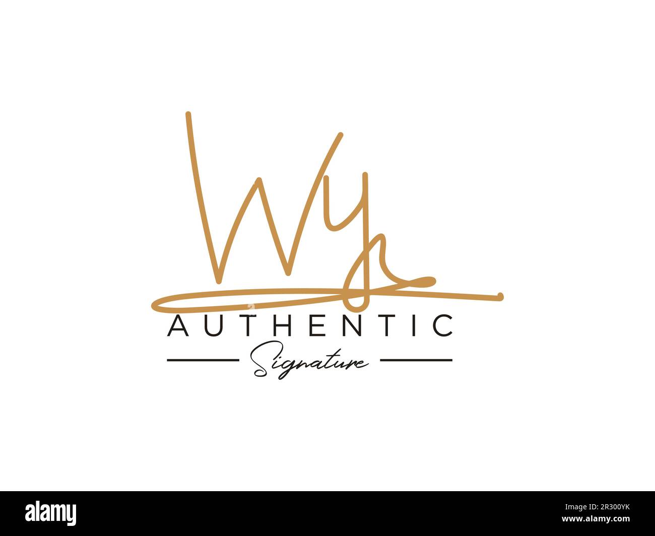 Wy signature hi-res stock photography and images - Alamy