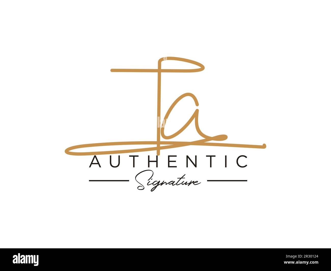 Ta signature hi-res stock photography and images - Alamy