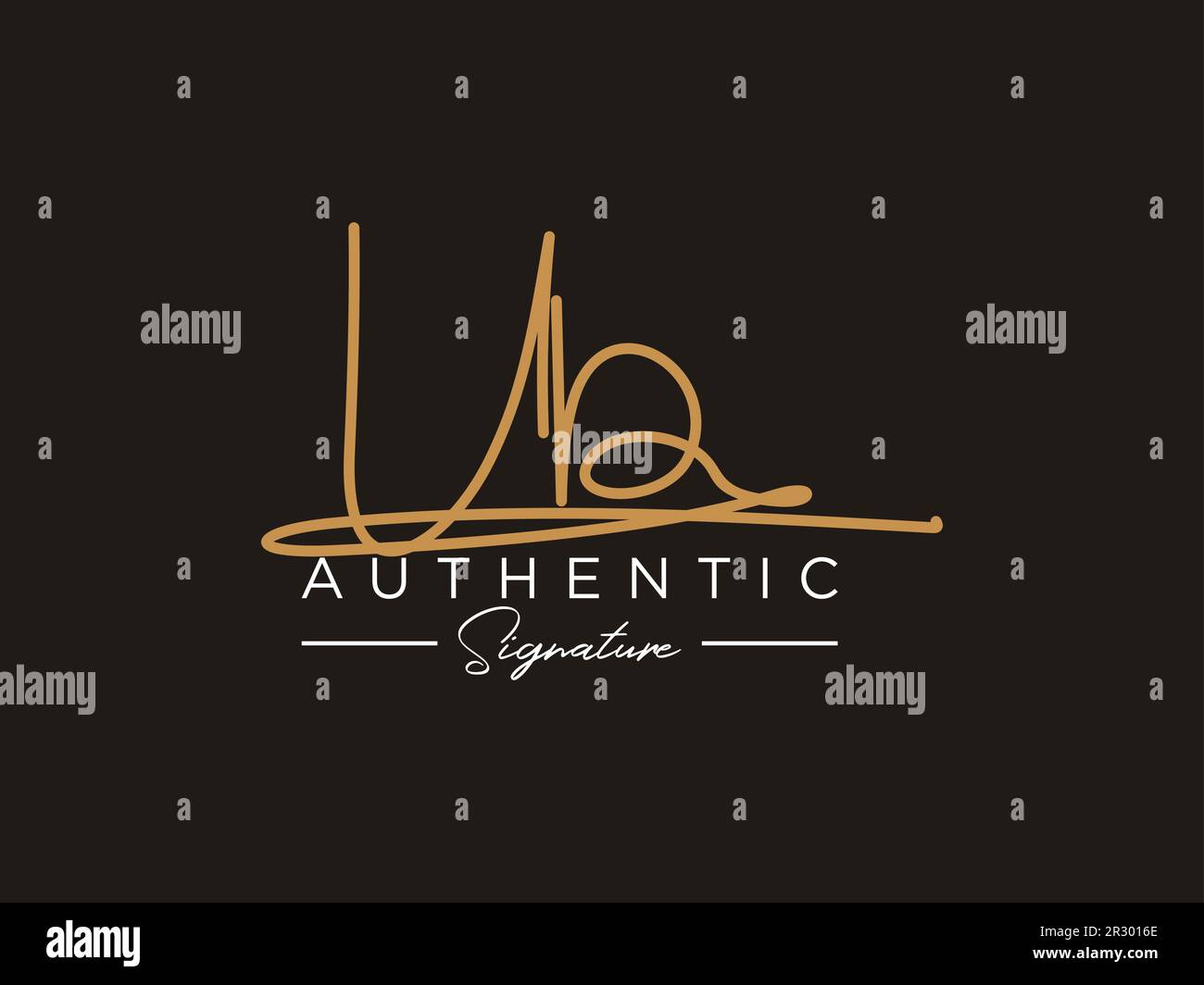 UB Signature Logo Template Vector Stock Vector Image & Art - Alamy