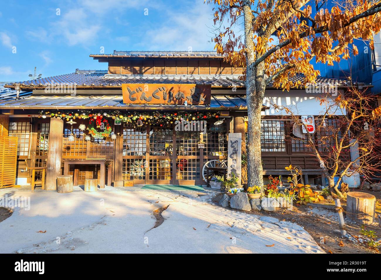 Yufuin, Japan - Nov 27 2022: "Donguri" No Mori is the Japanese name of ...