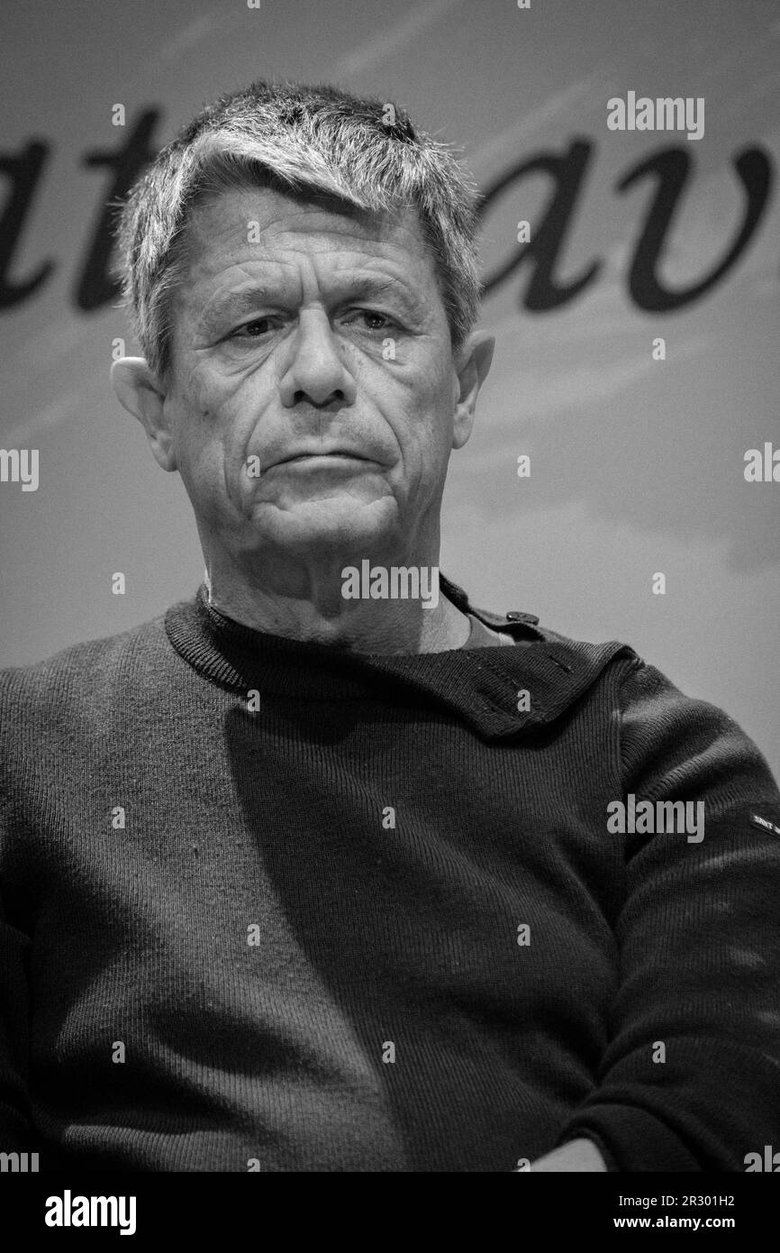 Turin, Italy. 21st May 2023. French writer Emmanuel Carrère is guest of ... Turin, Italy. 21st May 2023. French writer Emmanuel Carrère is guest of ...