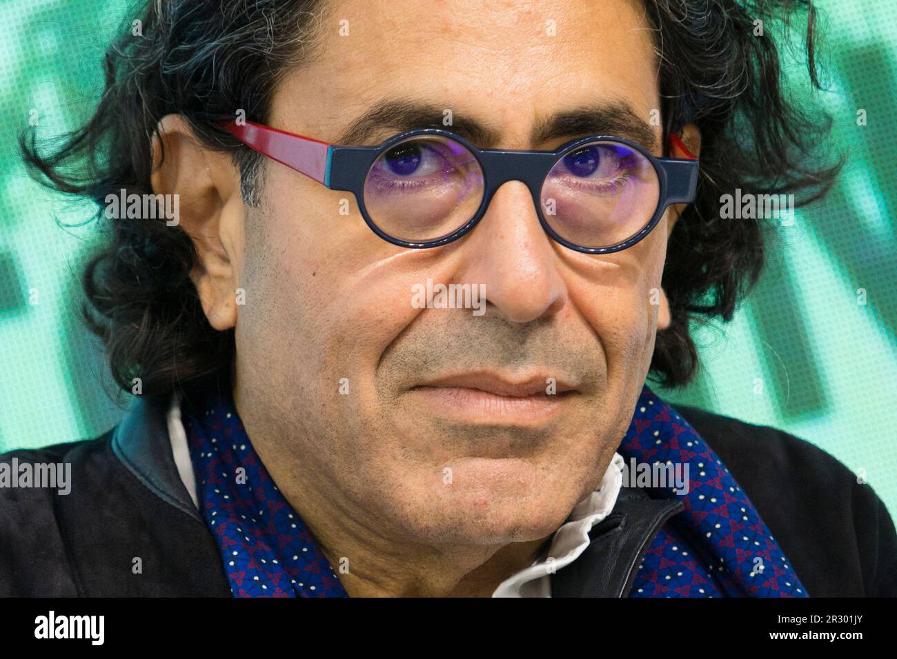 Turin, Italy. 21st May 2023. Writer Samir Toumi is guest of 2023 Turin ... Turin, Italy. 21st May 2023. Writer Samir Toumi is guest of 2023 Turin ...