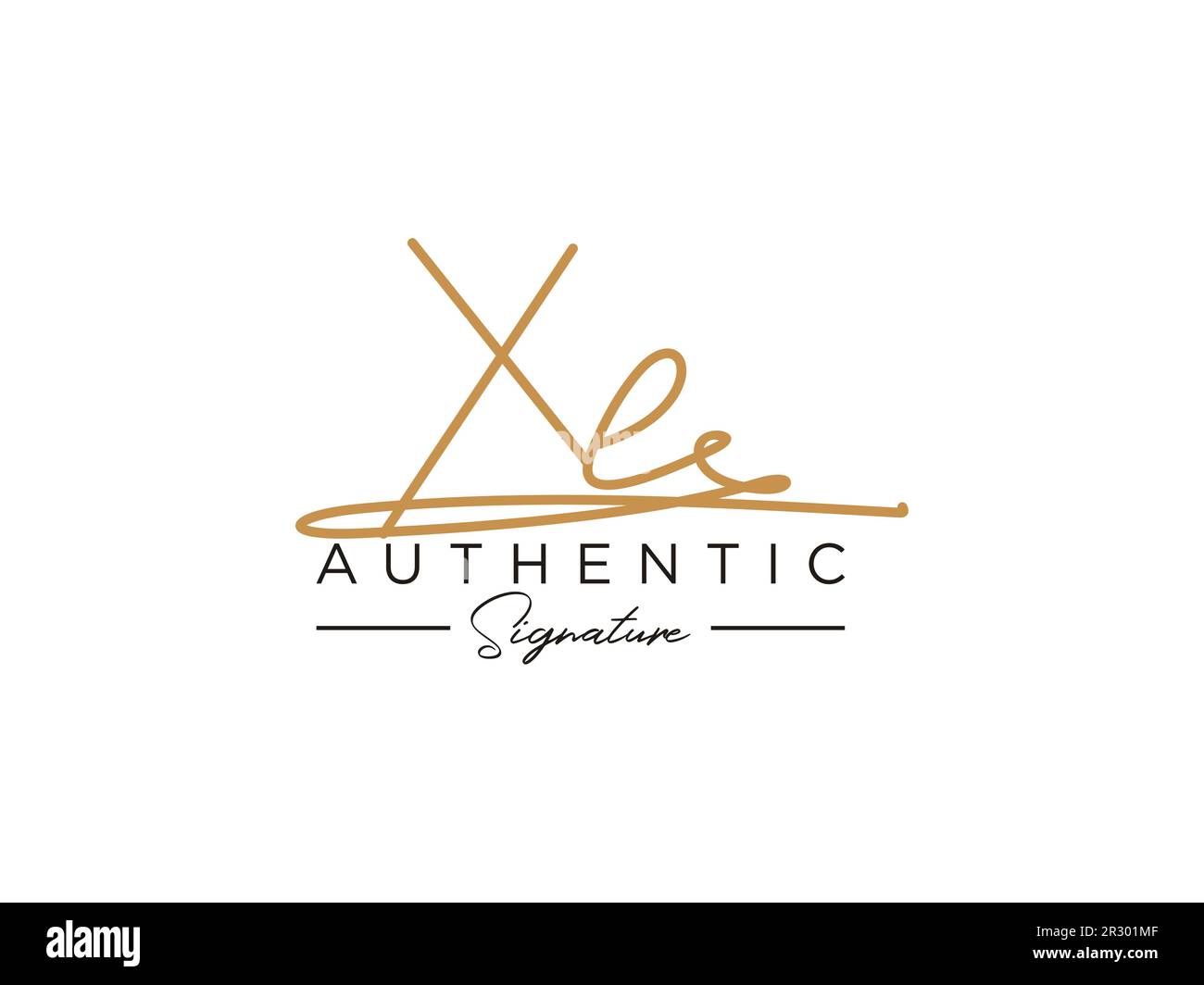 XE Signature Logo Template Vector Stock Vector Image & Art - Alamy