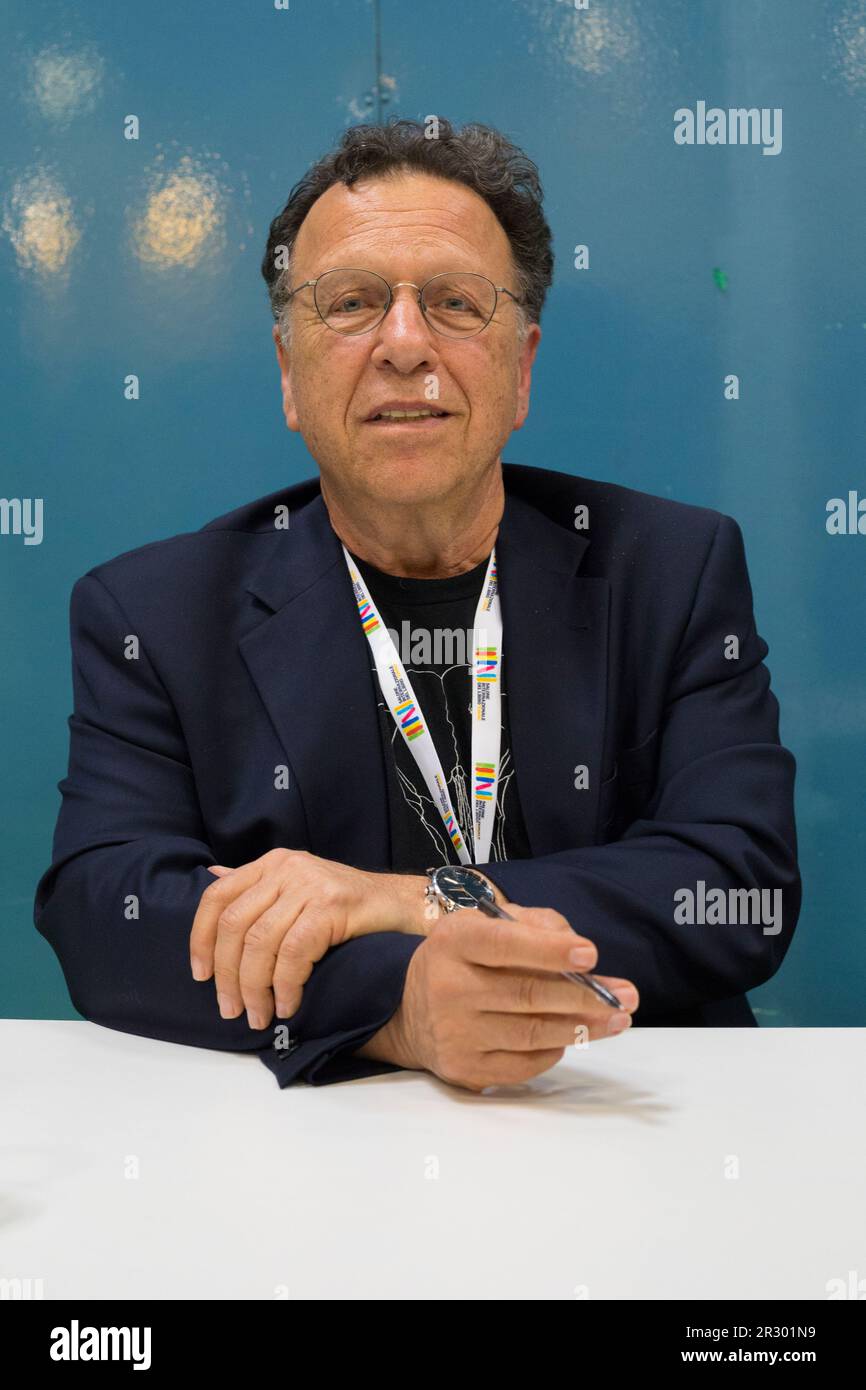 Turin, Italy. 21st May 2023. American writer Scott Spencer is guest of ... Turin, Italy. 21st May 2023. American writer Scott Spencer is guest of ...