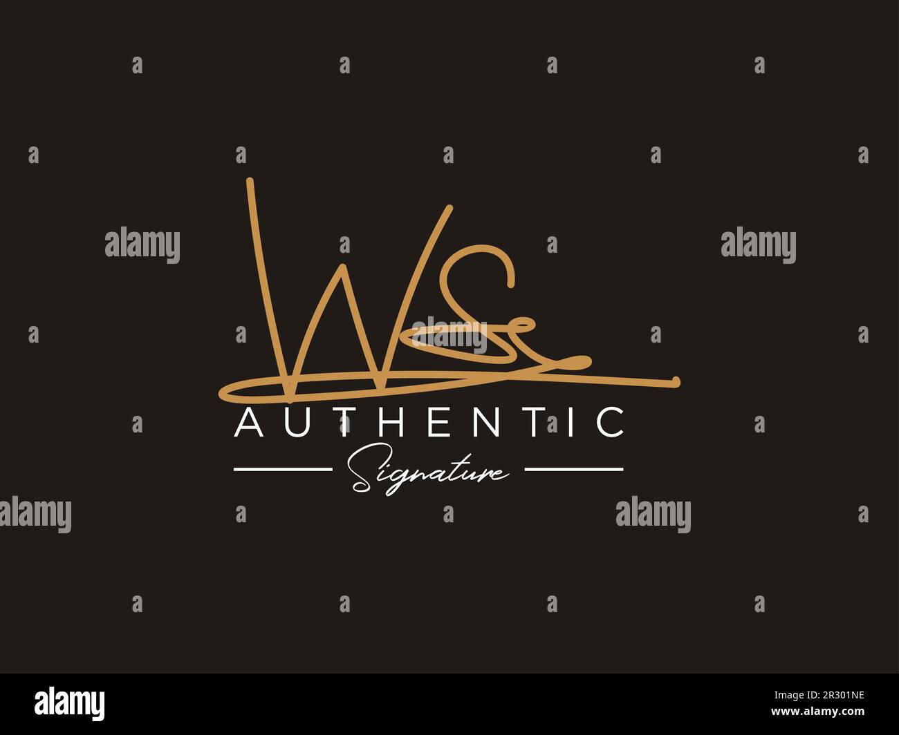 Letter ws vector vectors hi-res stock photography and images - Alamy