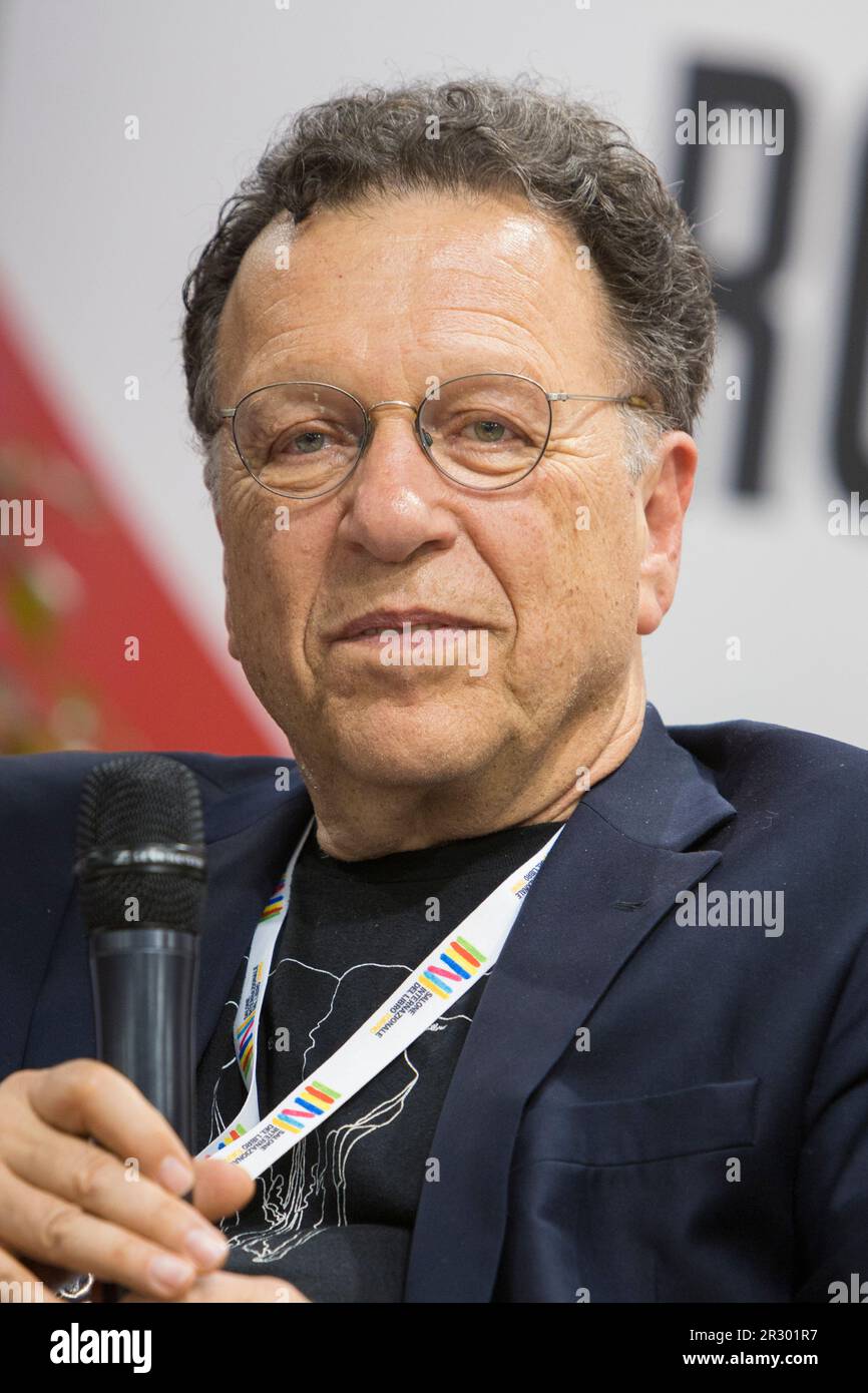 Turin, Italy. 21st May 2023. American writer Scott Spencer is guest of ... Turin, Italy. 21st May 2023. American writer Scott Spencer is guest of ...