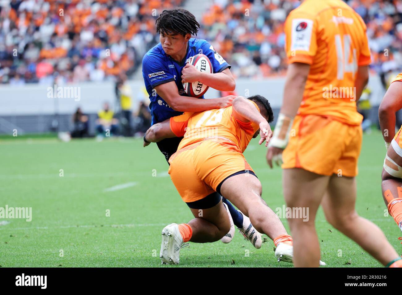Tokyo, Japan. 20th May, 2023. Shota Fukui (Wild Knights) Rugby : 2022 ...