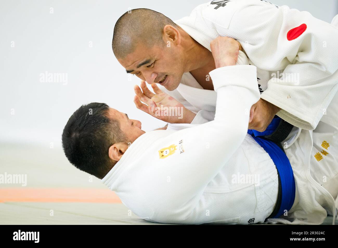 Tokyo, Japan. 21st May, 2023. (T-B) Yuji Kato (JPN), Satoshi Fujimoto (JPN) Judo : Men's 73kg ...