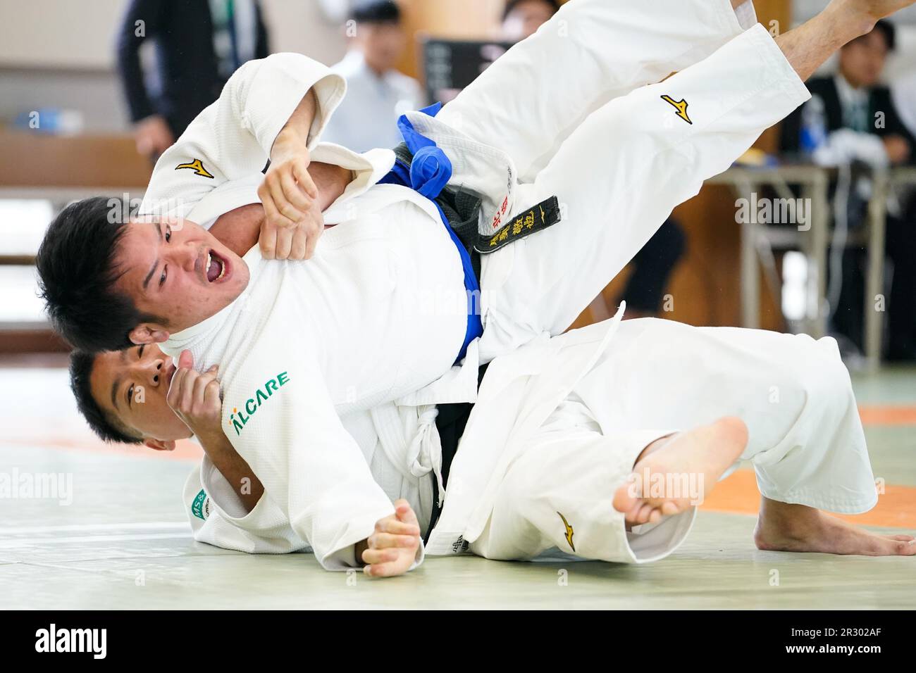 Tokyo, Japan. 21st May, 2023. (T-B) Aramitsu Kitazono (JPN), Tsukasa Tanaka (JPN) Judo : Men's ...