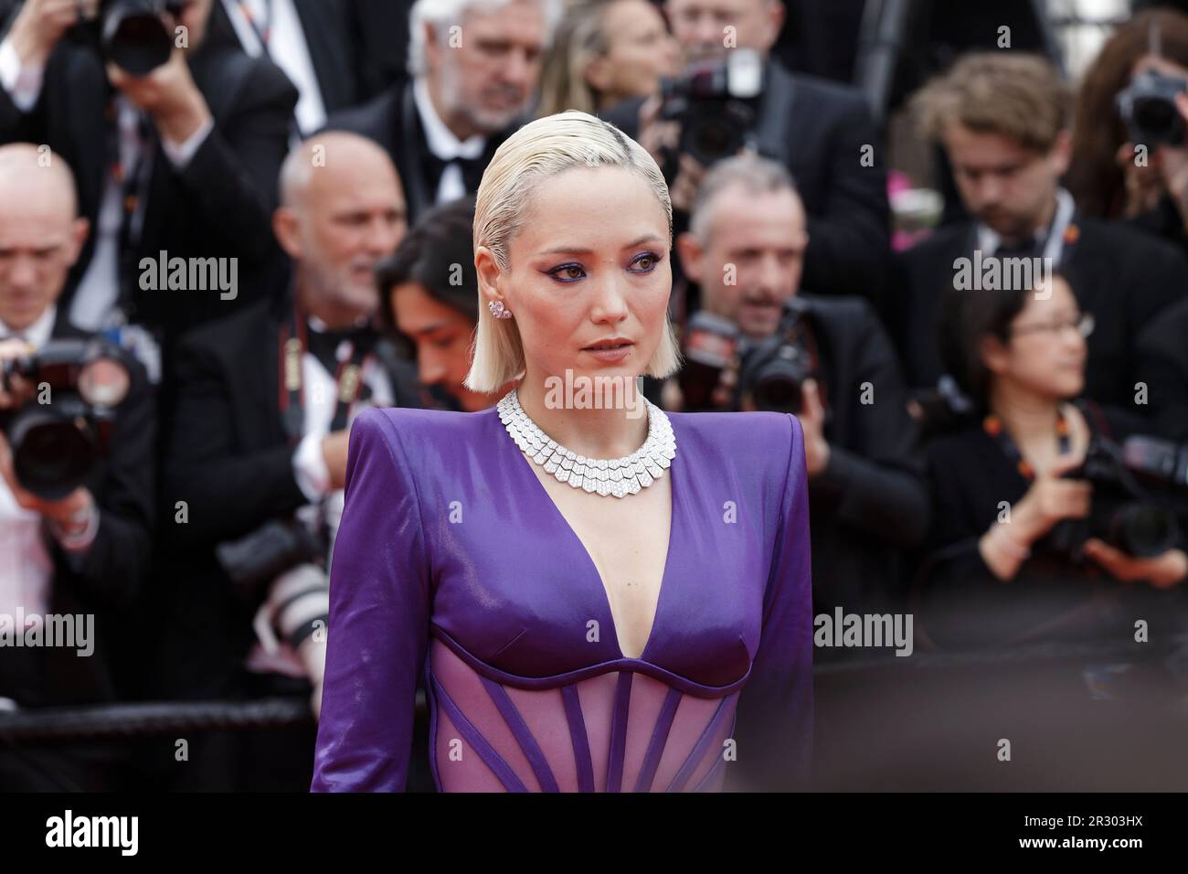 Cannes, France.16th May, 2023. Pom Klementieff attends the 76th Annual ...