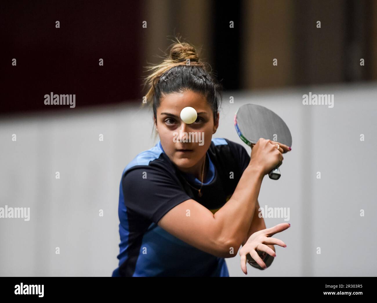 Durban, South Africa. 21st May, 2023. Daniela Ortega of Chile competes ...