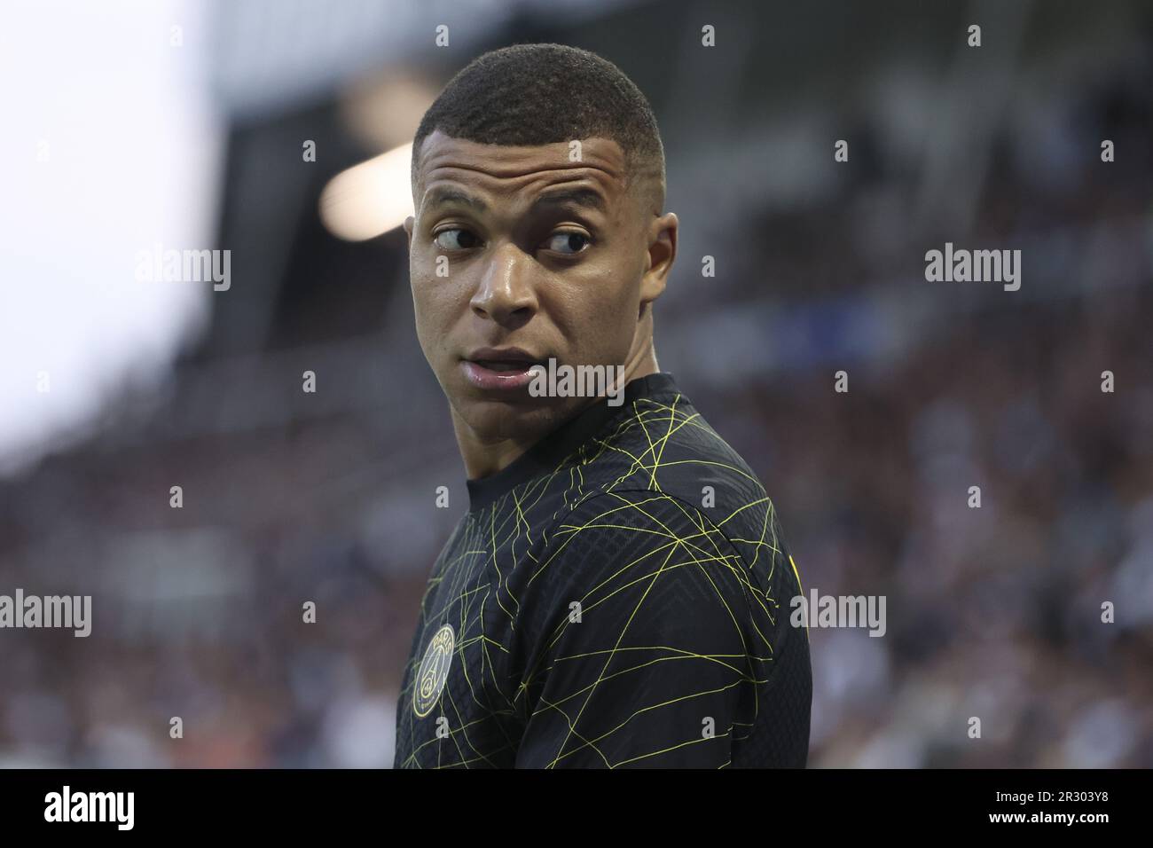 Kylian Mbappe of PSG during the French championship Ligue 1 football ...
