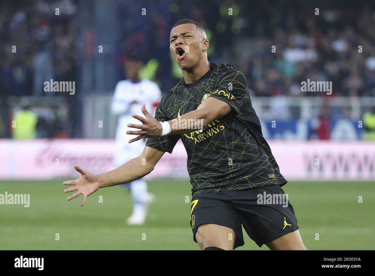 Kylian Mbappe of PSG during the French championship Ligue 1 football ...