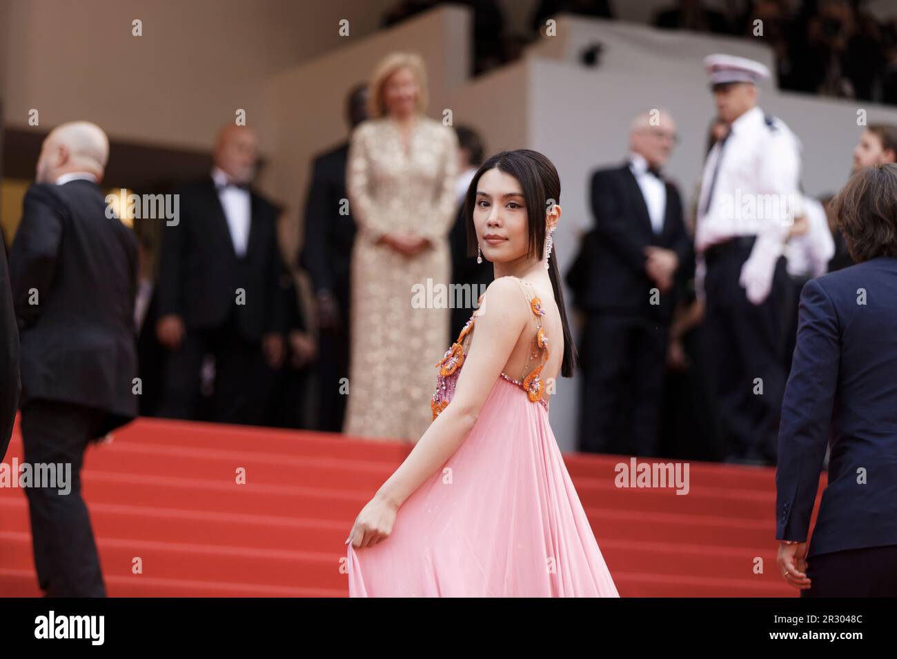 Cannes,France.16th May, 2023. Dan Tong Han attends the opening ceremony ...