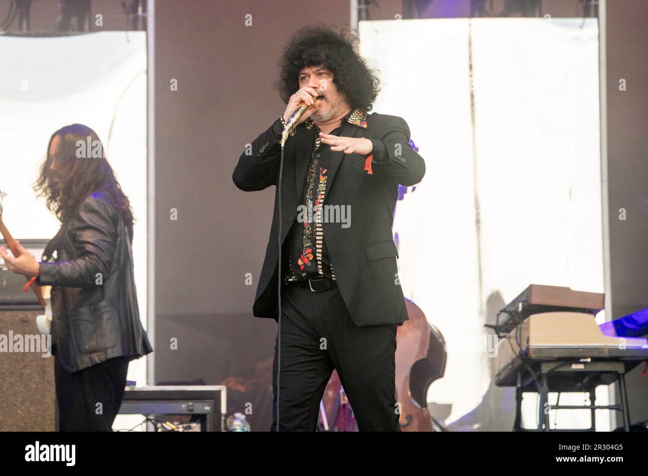 Cedric Bixler-Zavala of The Mars Volta performs at the Welcome To ...