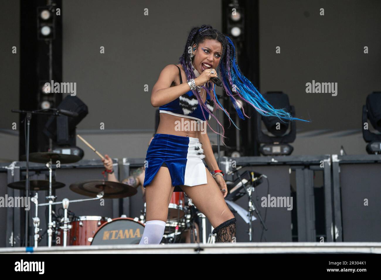 Amy Love of Nova Twins performs at the Welcome To Rockville Music ...