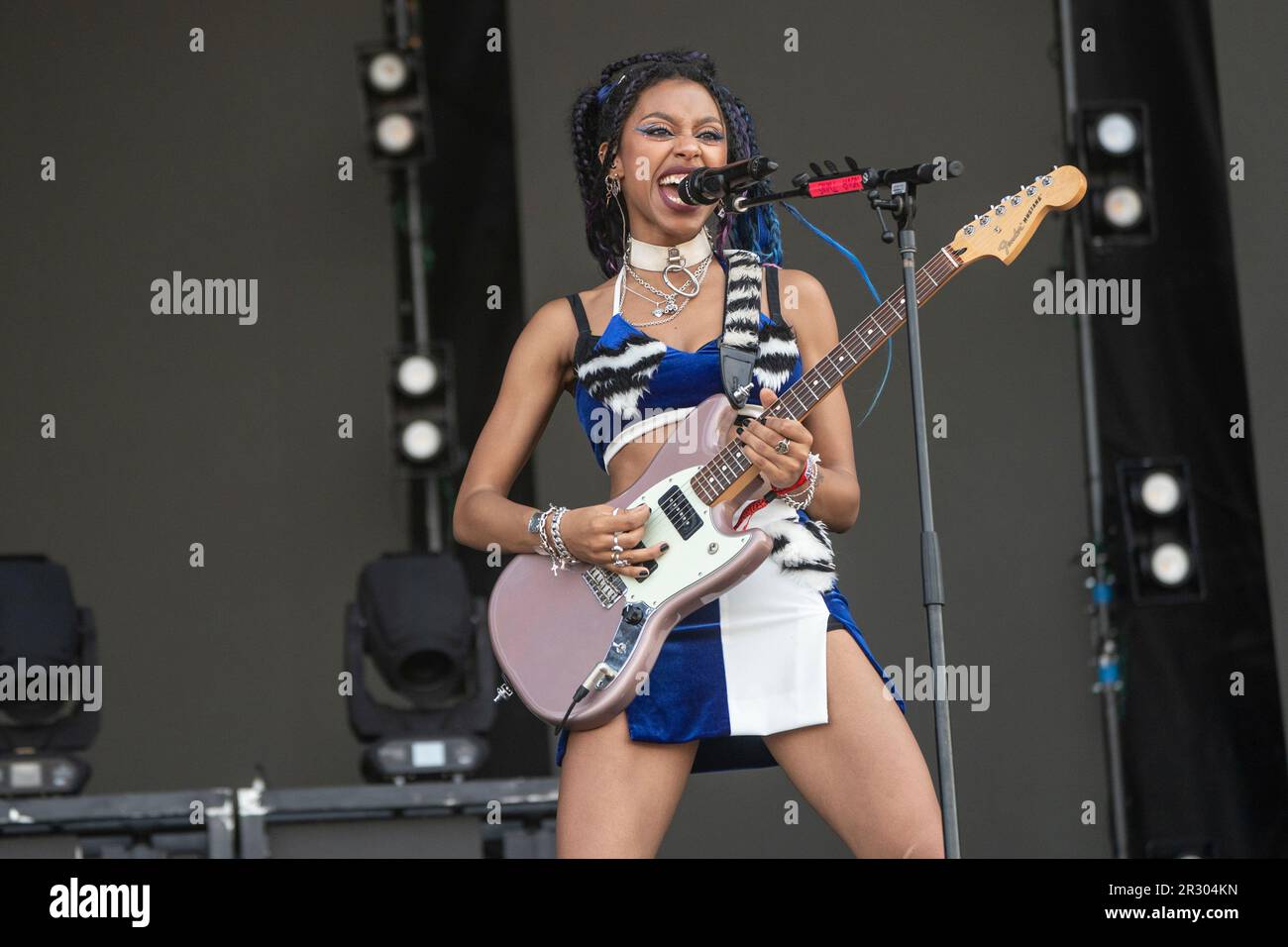 Amy Love of Nova Twins performs at the Welcome To Rockville Music ...