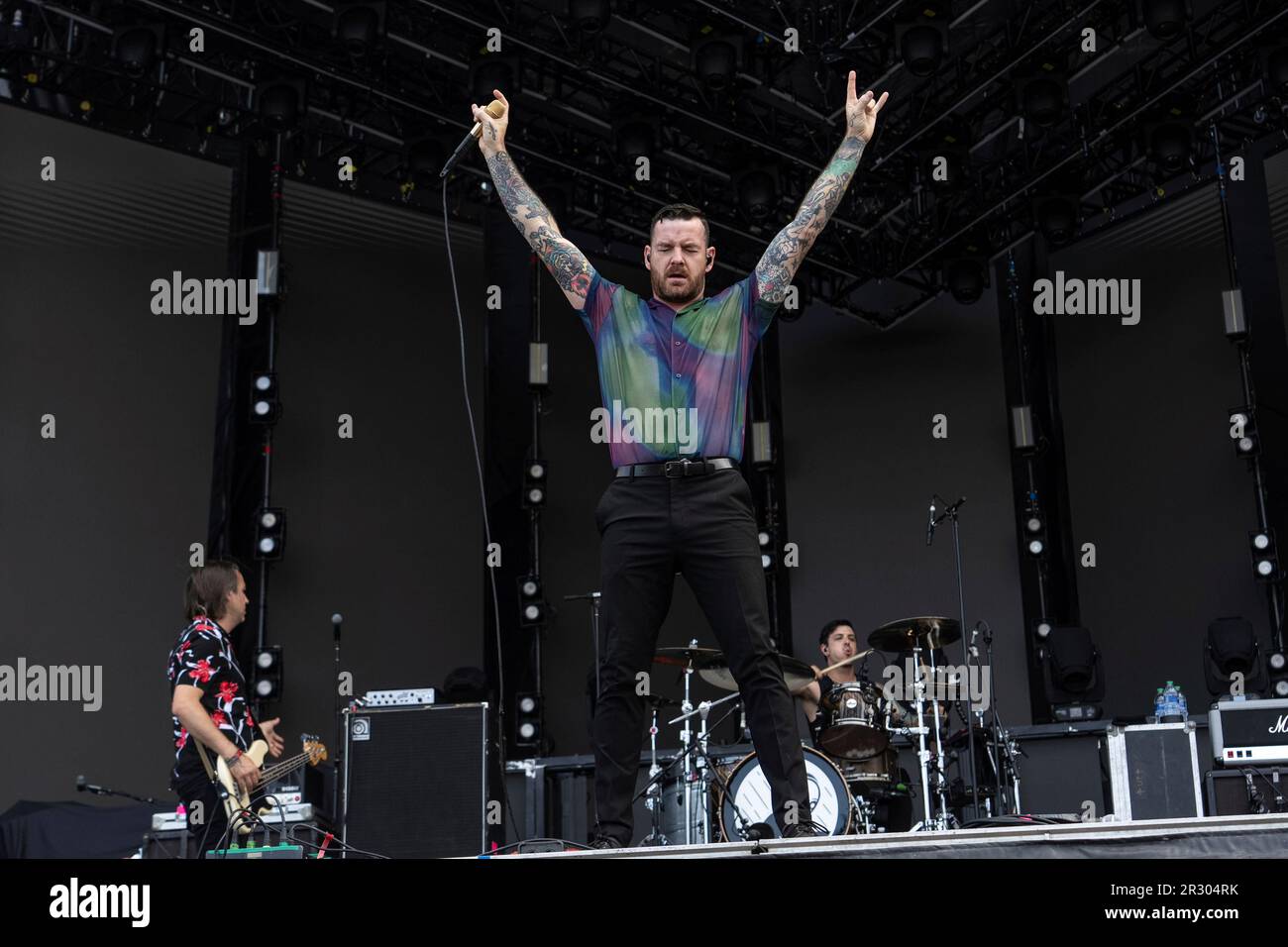 James "Buddy" Nielsen of Senses Fail performs at the Welcome To ...
