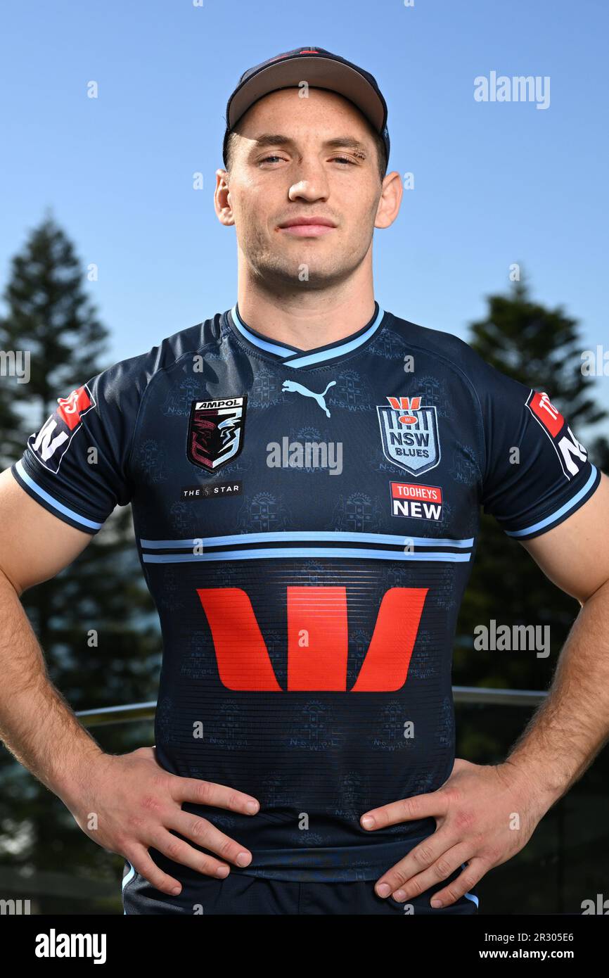 Westpac NSW Blues player Cameron Murray poses for a photograph during ...