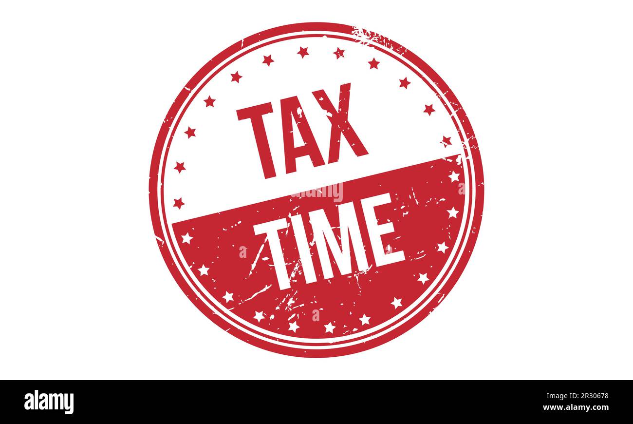Tax time rubber stamp hi-res stock photography and images - Alamy
