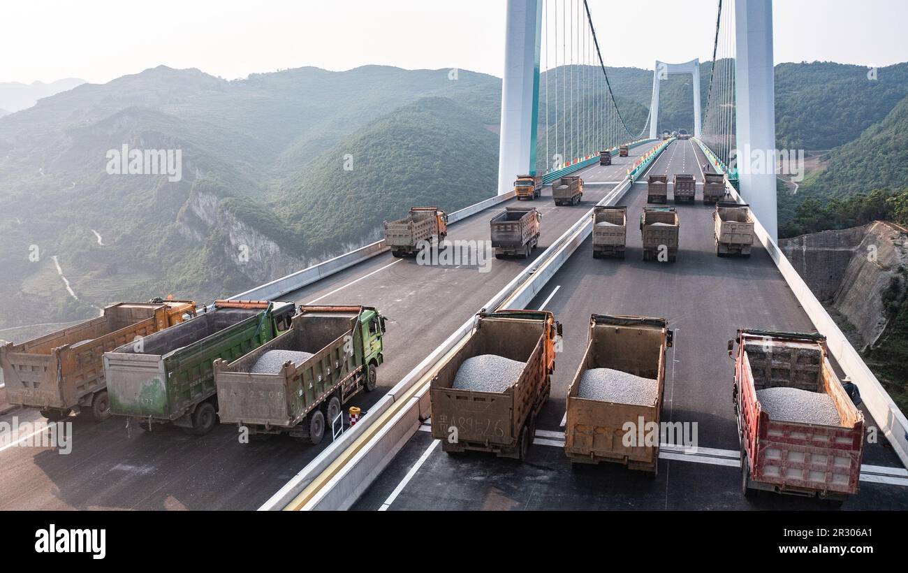 Jinsha. 21st May, 2023. This aerial photo taken on May 21, 2023 shows ...