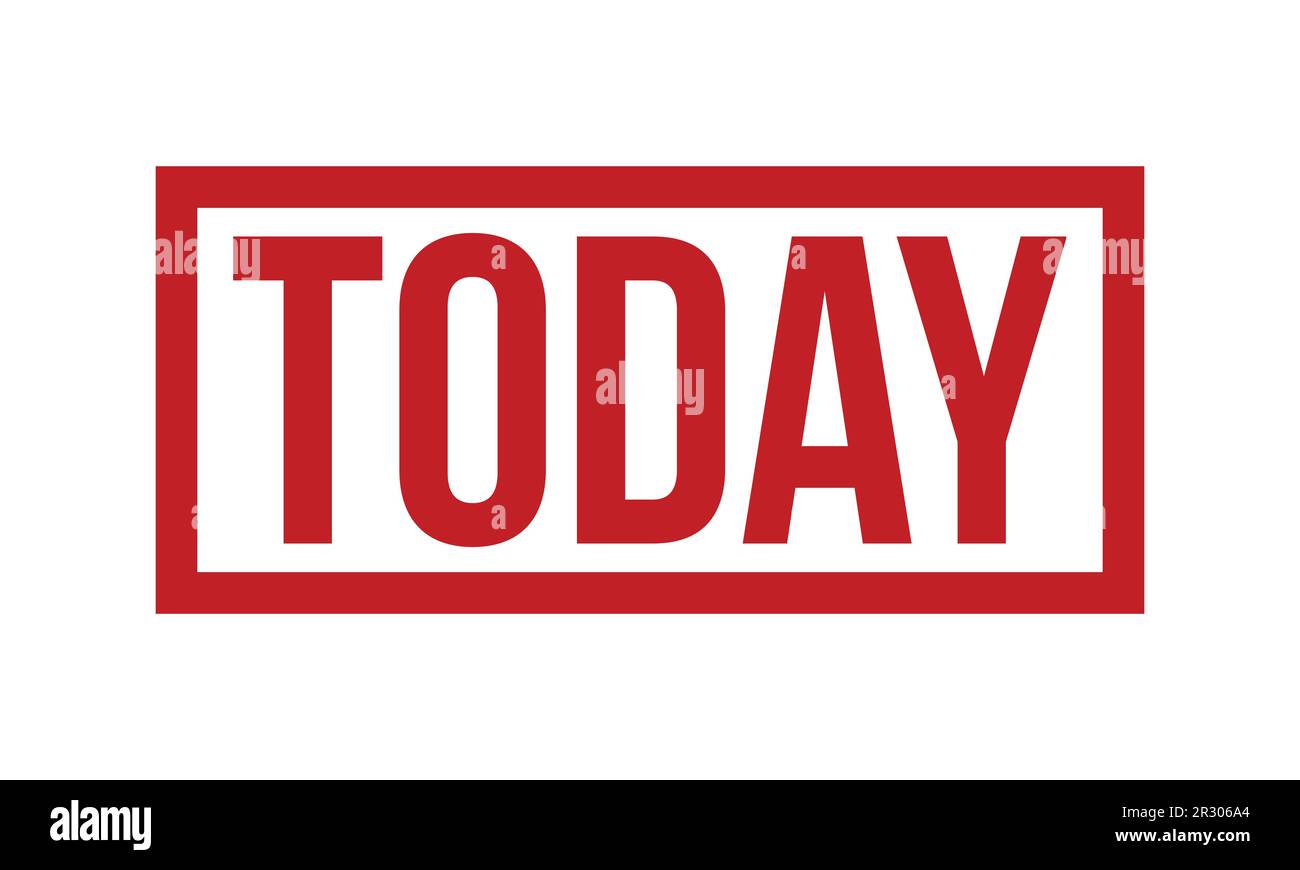 Today Rubber Stamp Seal Vector Stock Vector Image & Art - Alamy