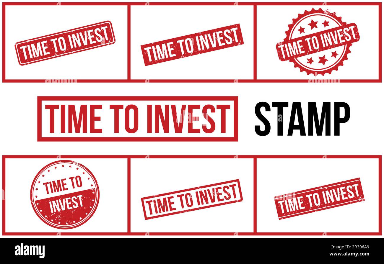 Invest stamp Stock Vector Images - Alamy