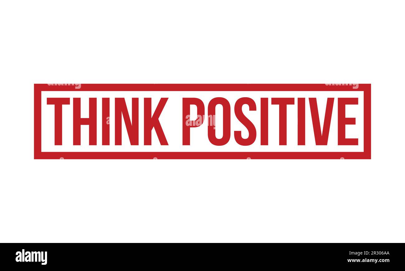 Think positive seal hi-res stock photography and images - Alamy