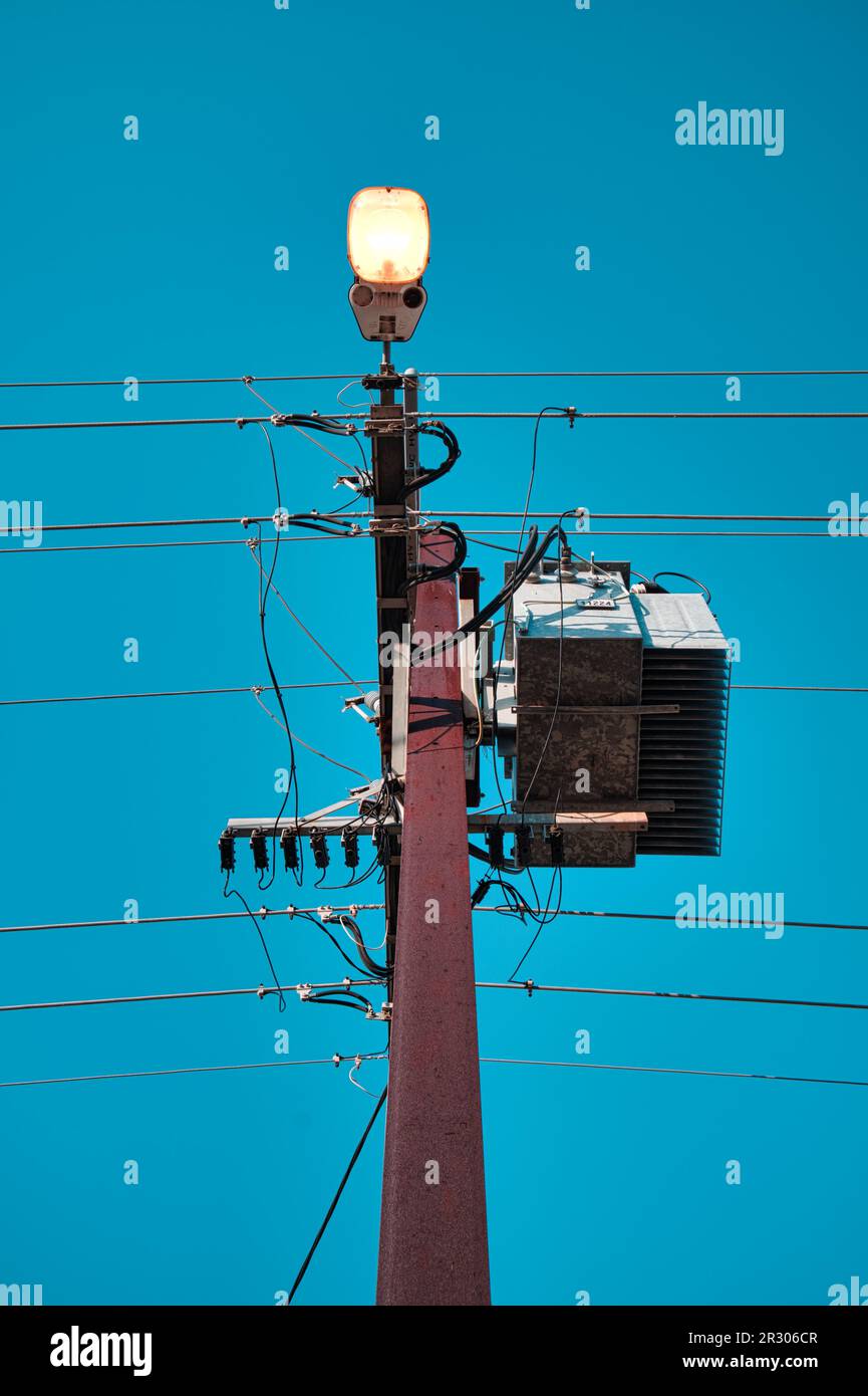 Electircity pole hi-res stock photography and images - Alamy