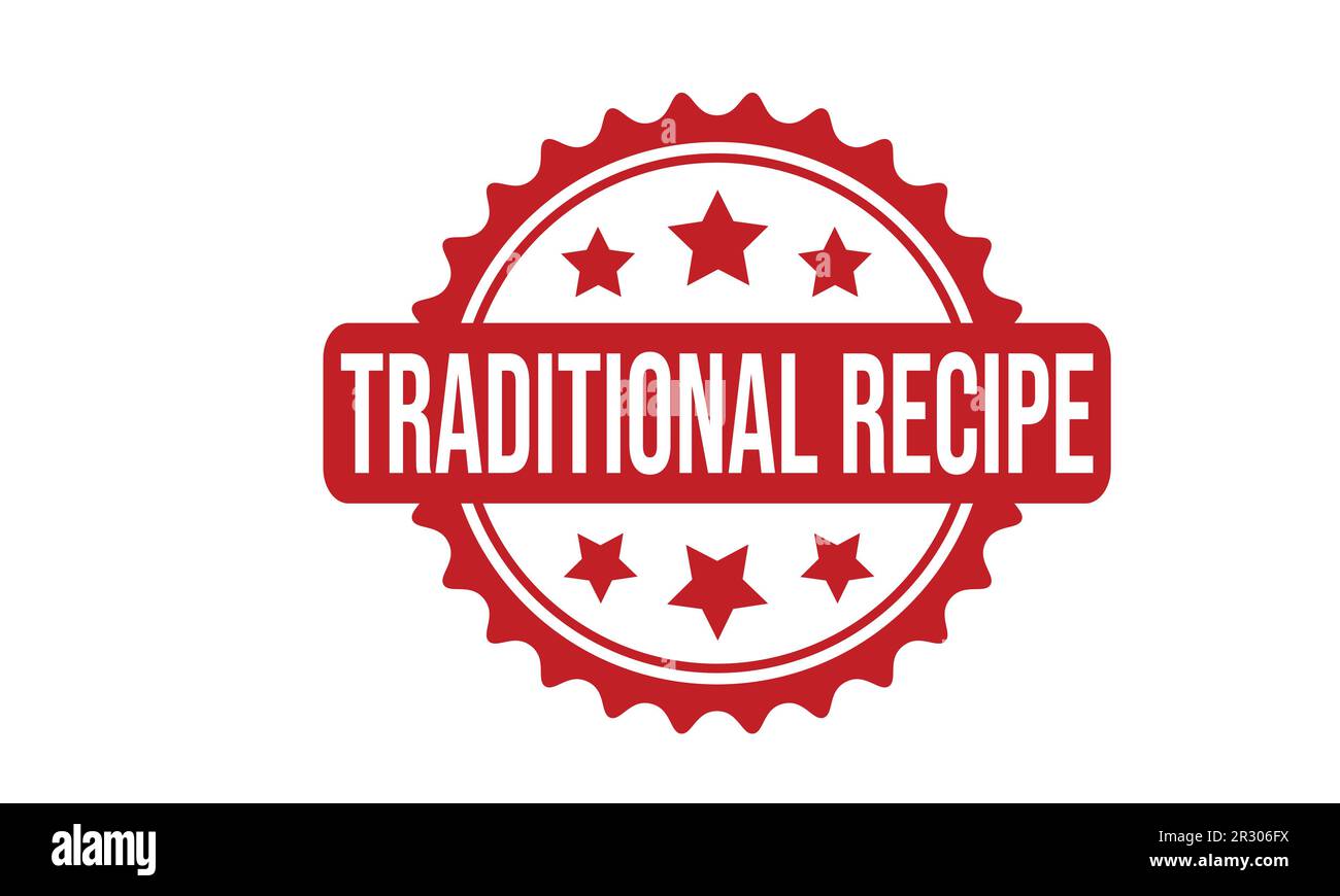 Traditional Recipe Rubber Stamp Seal Vector Stock Vector Image & Art ...